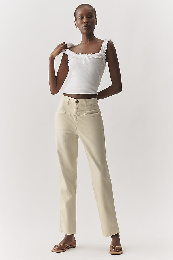 CLOSED Pedal Pusher High-Rise Slim Straight-Leg Jeans